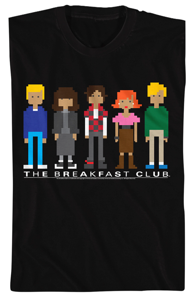 Pixels Breakfast Club T-Shirt. Men's T-Shirt