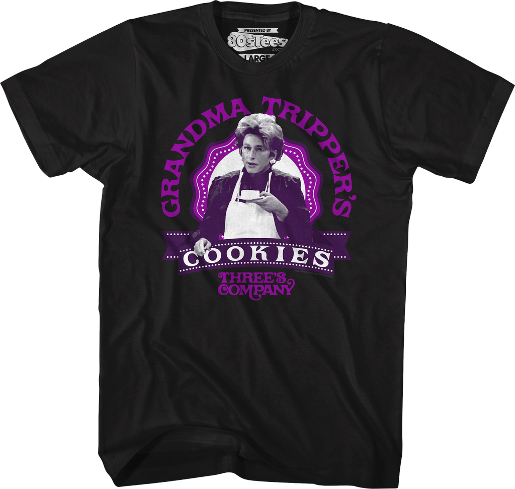 Grandma Tripper's Cookies Three's Company T-Shirt