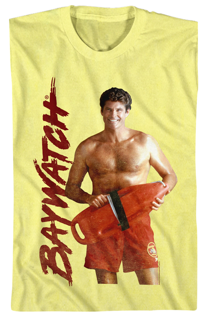 Mitch Buchanan Baywatch T-Shirt: Non 80s TV: David Hasselhoff Shirt