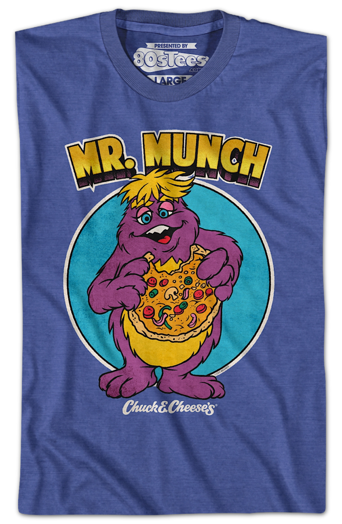 Mr. Munch Chuck E. Cheese T-Shirt