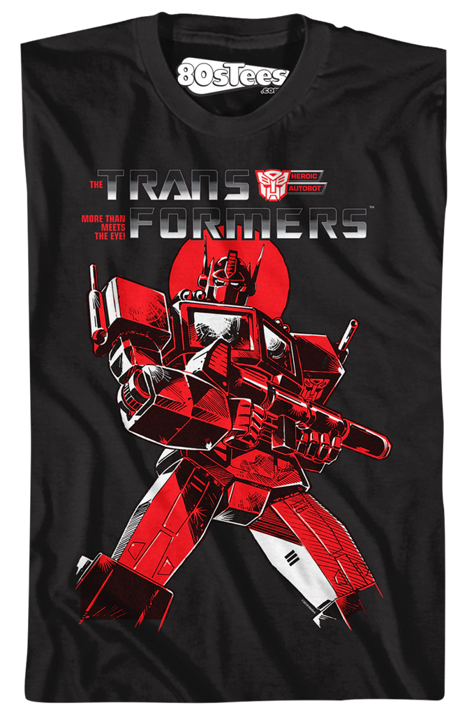 Optimus Prime Heroic Pose Transformers T-Shirt