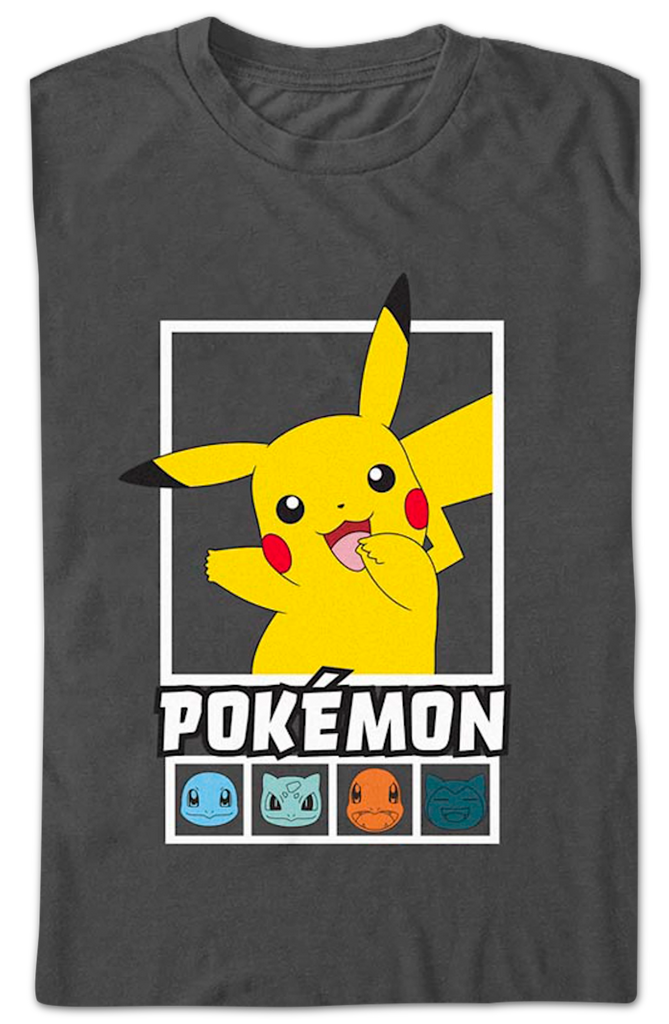 Pikachu And Pals Pokemon T-Shirt