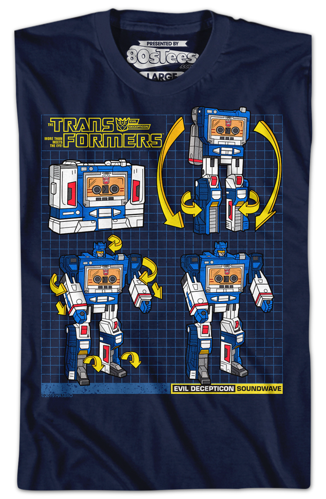 Soundwave Modes Transformers T-Shirt