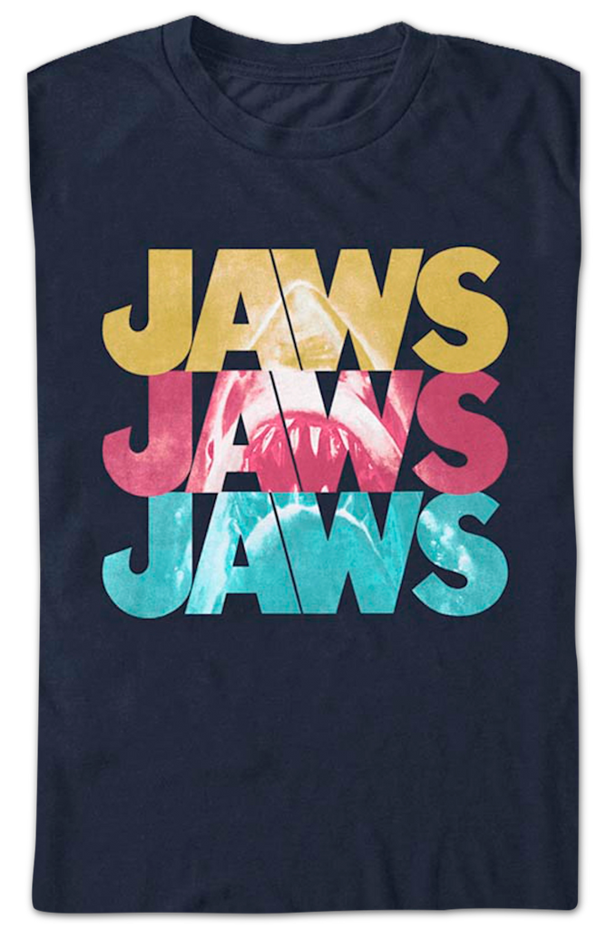 Stacked Logo Jaws T-Shirt